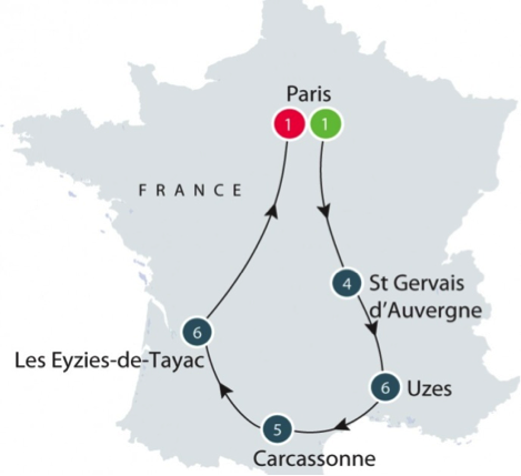 There’s something for everyone on a French Odyssey - Starts at 60