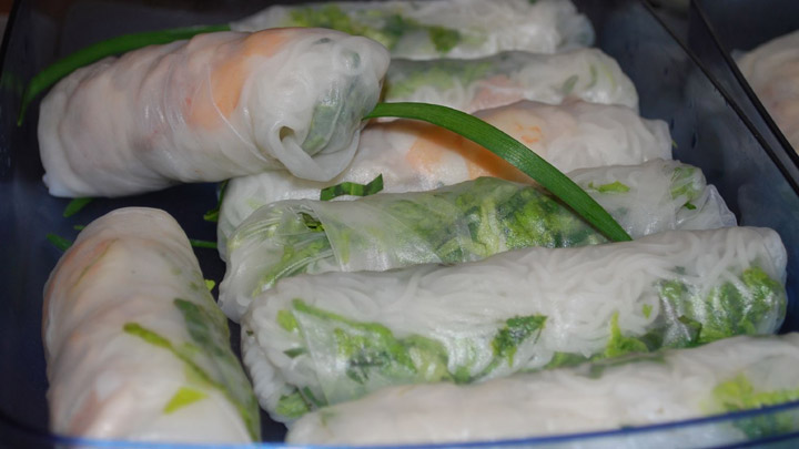 Savour the last of Summer with Vietnamese rice paper rolls - Starts at 60