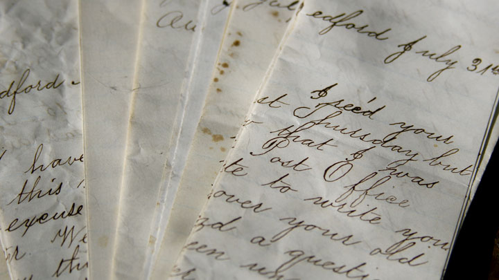 Family letters of the past… - Starts at 60