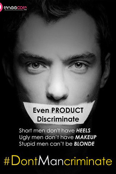 What about men’s rights? Mancrimination might just be the next movement ...