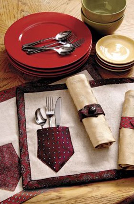 10 interesting and useful ways to repurpose old neck ties - Starts at 60