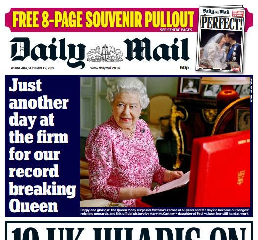 Send your messages of congratulations to the Queen! - Starts at 60