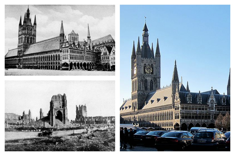 Ypres, Flanders, Belgium. Ypres is a medieval city, decimated in World ...