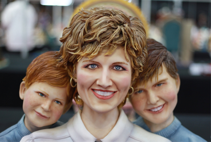 Baker honours Princess Diana and sons with giant, lifelike cake ...