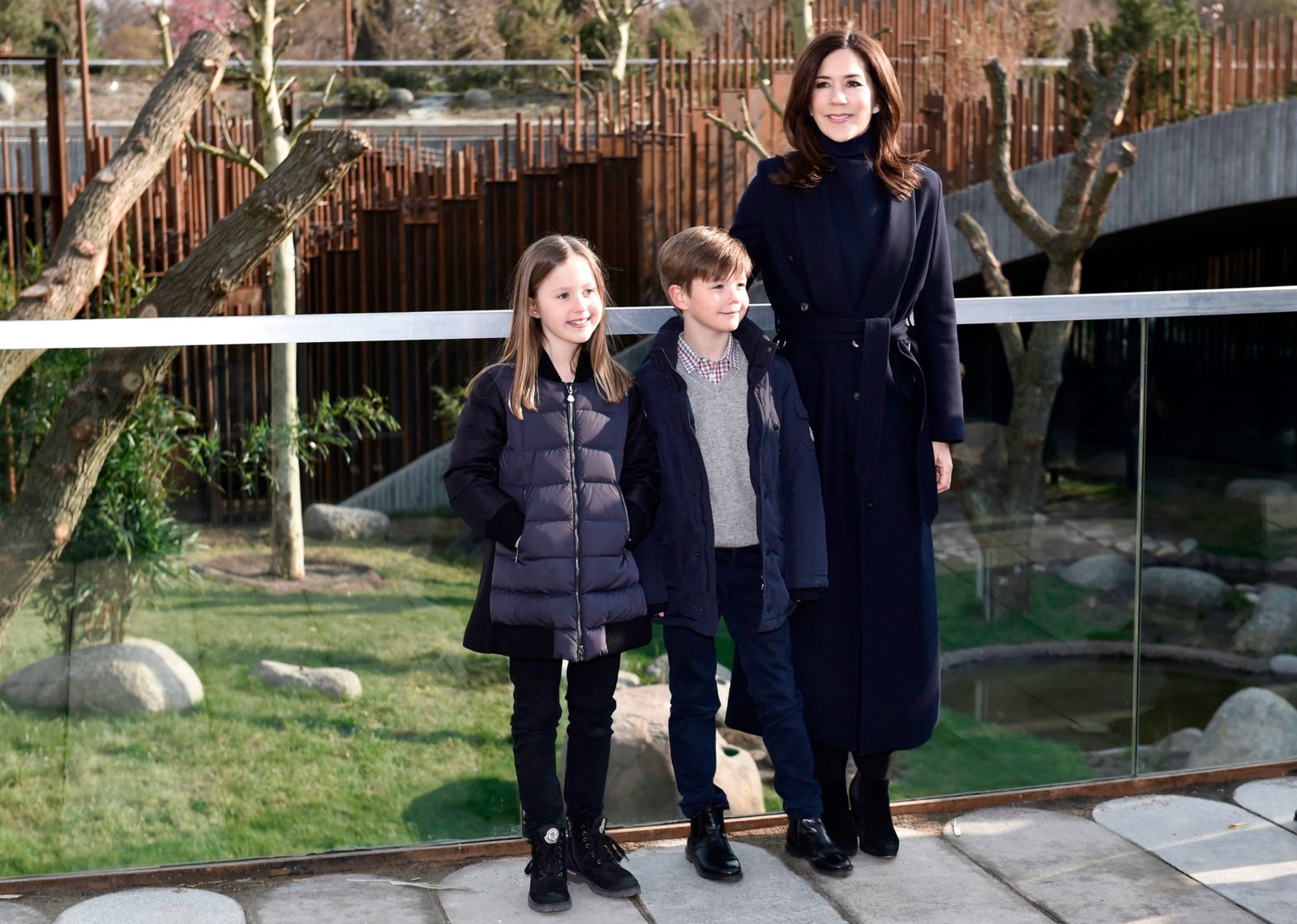 All grown up! Princess Mary joined by youngest children on rare family ...
