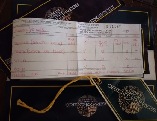 ‘The incredible opulence of the Orient Express took my breath away ...