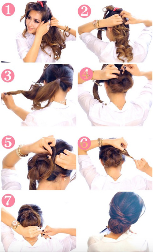 5 easy updos for Christmas - Starts at 60